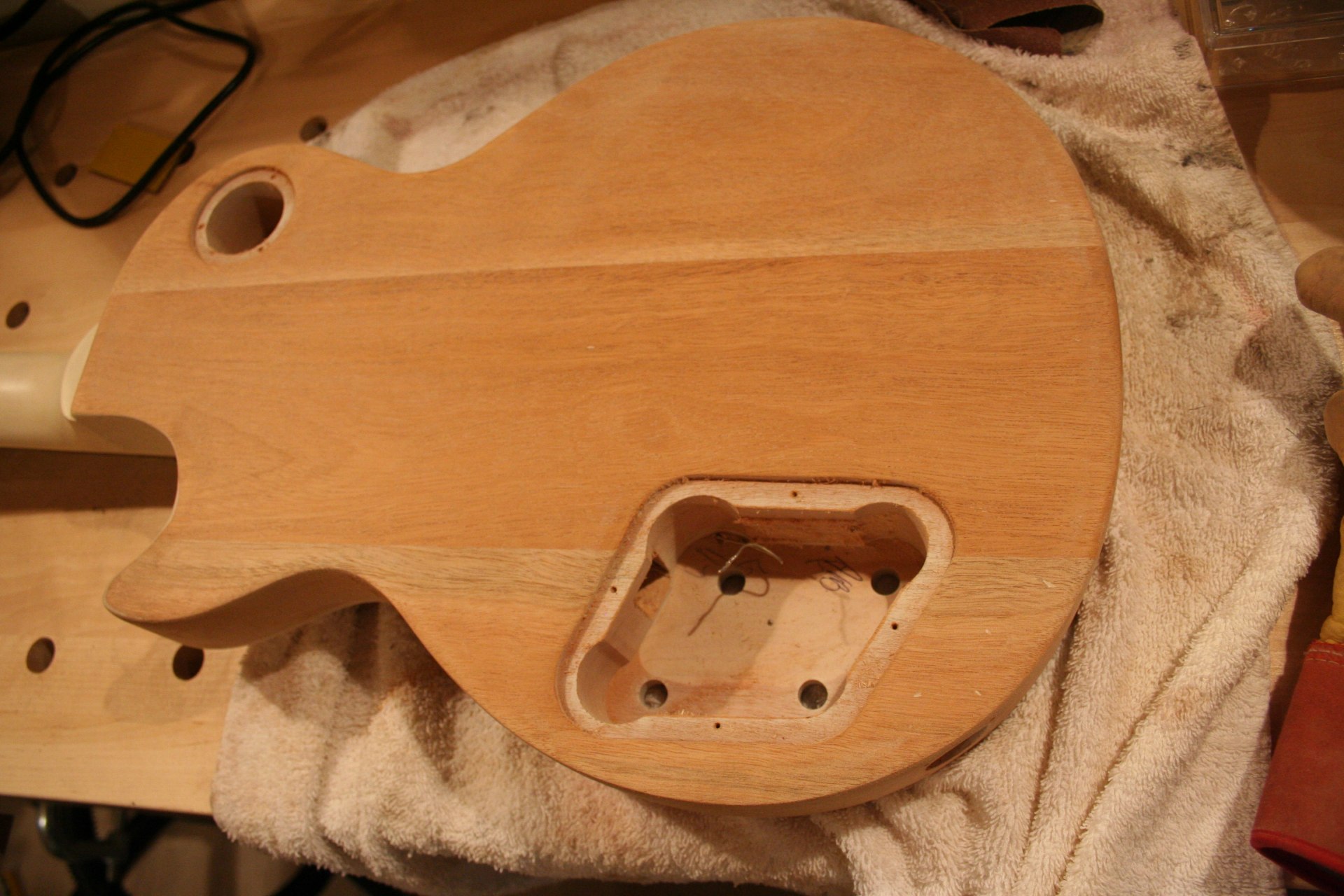 Gibson 2013 LPJ Refinish - In Progress and Finished Work ...