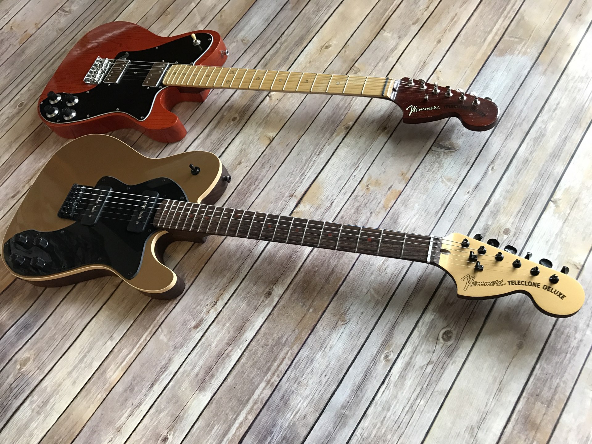 Goldtop Walnut Telecaster deluxe scratchbuild - In Progress and ...