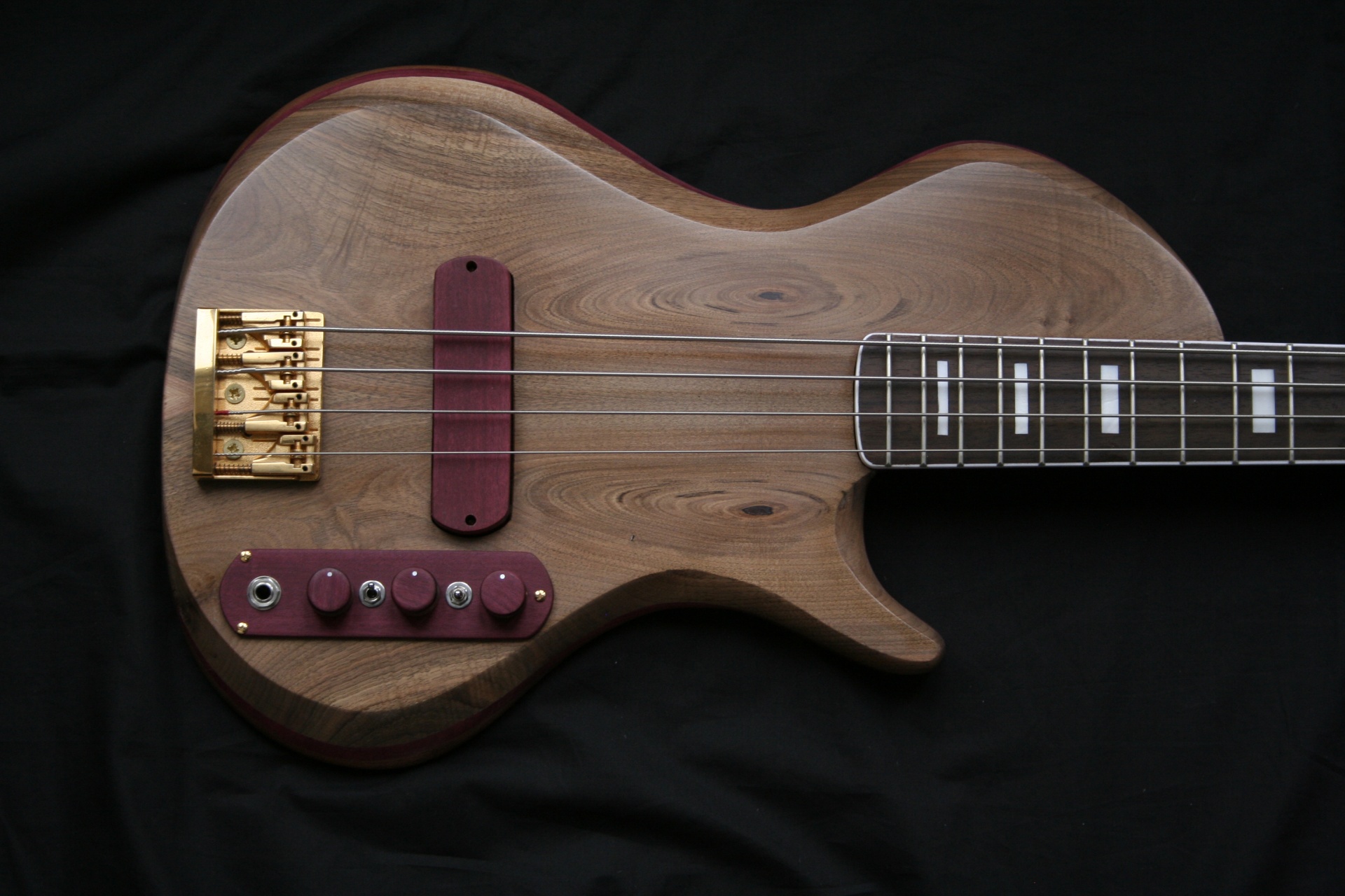 Custom headless guitar with a head - In Progress and Finished Work ...