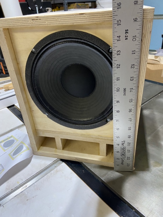 10” version of a TL806 Thiele cab - Non-Guitar Build Section ...