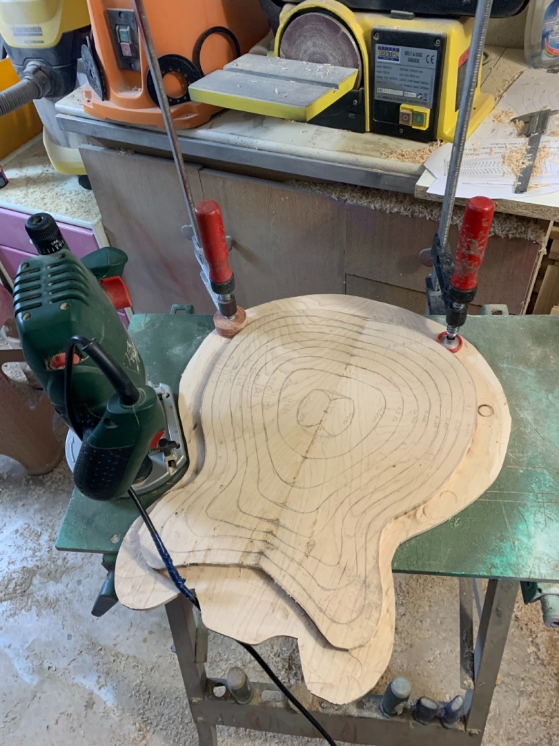 Hollowbody Oddball guitar build - In Progress and Finished Work ...