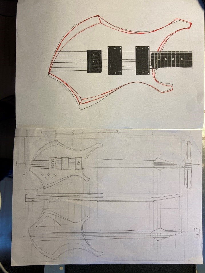 Custom Guitar Build - First time build - In Progress and Finished Work ...