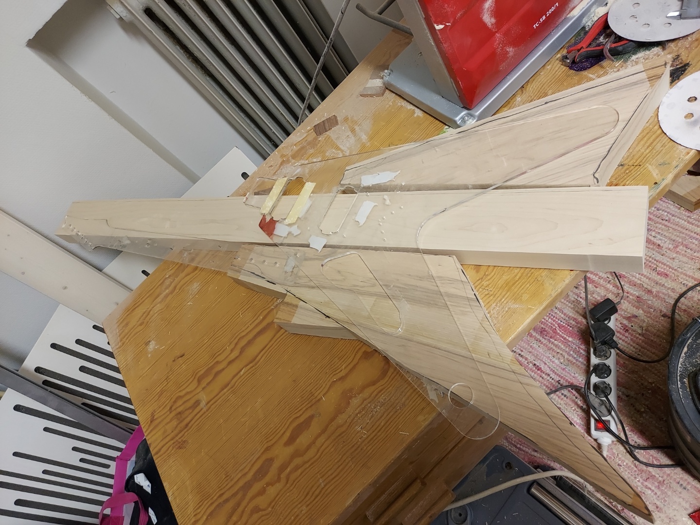 RR/ESP Aero inspired neckthrough project - In Progress and Finished ...