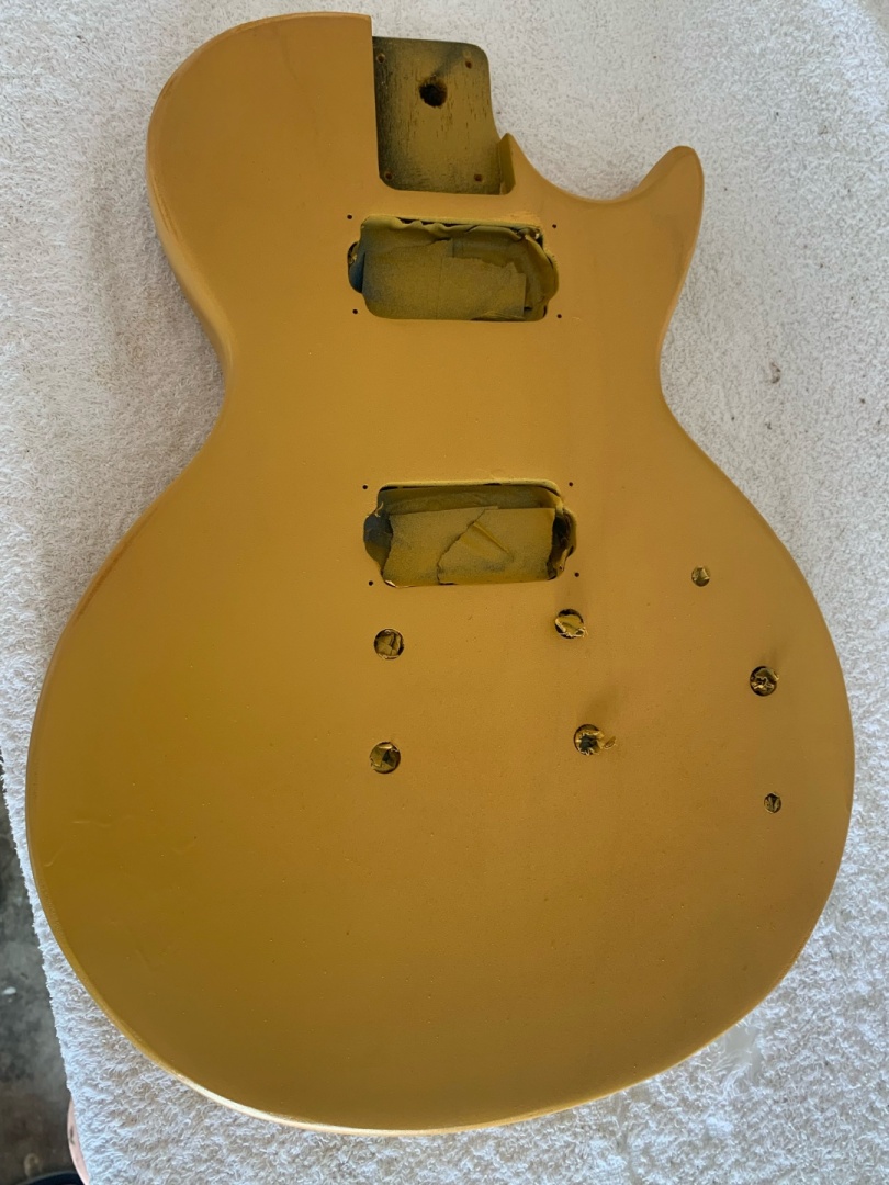 TV Yellow Epiphone Les Paul Progress - In Progress and Finished Work ...