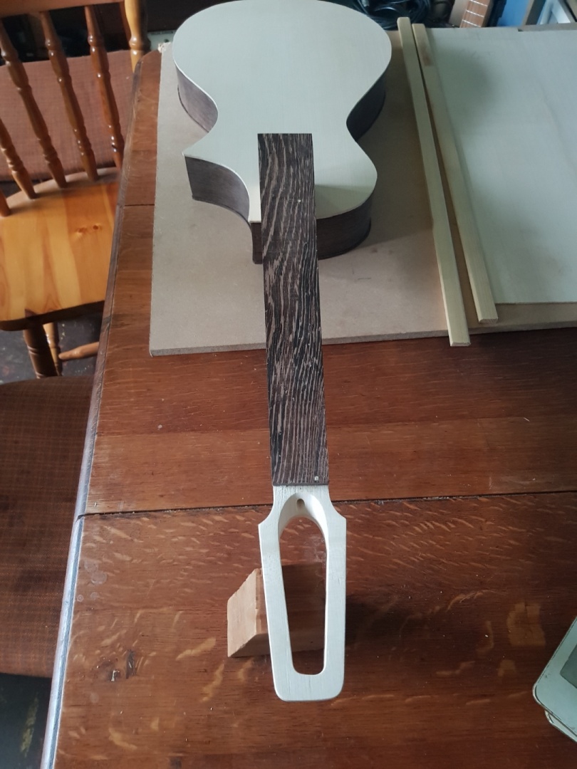 First acostic build, small body, wenge and sycamore - In Progress and ...