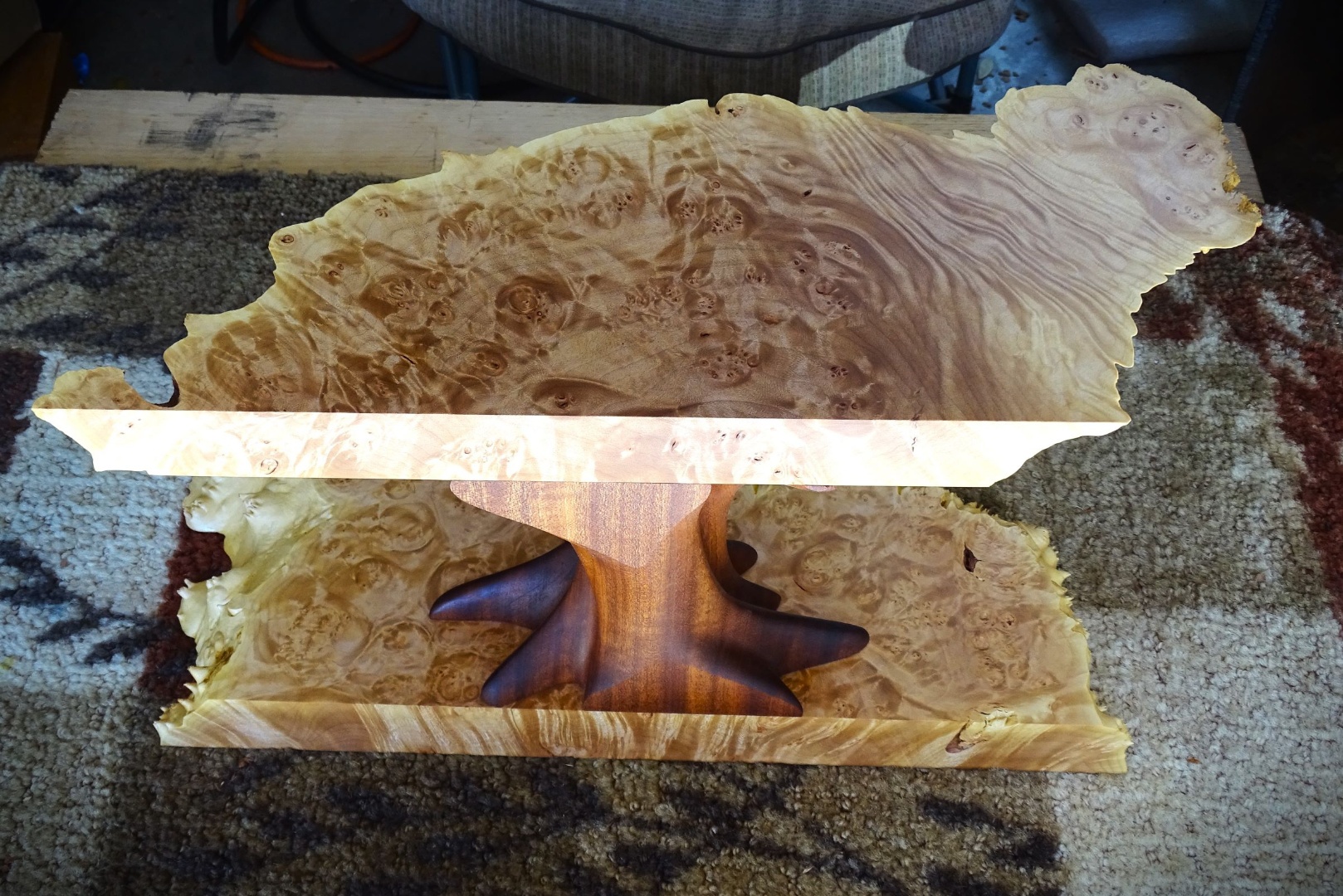 Burl and Scroll Project - In Progress and Finished Work - ProjectGuitar.com