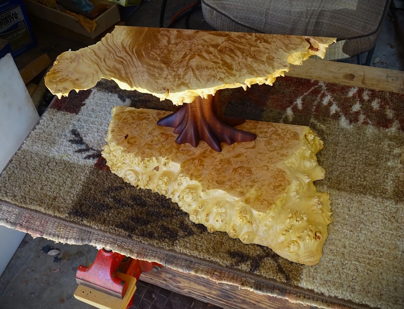Burl and Scroll Project - In Progress and Finished Work - ProjectGuitar.com